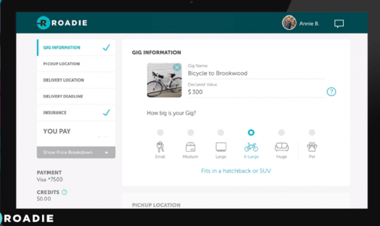 On-the-Way Delivery Service startup ‘Roadie’ raises $37M in series C ...